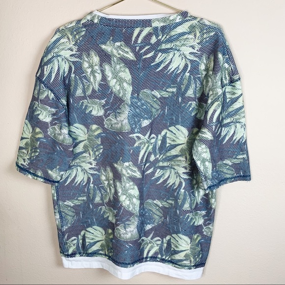 Zara | Shirts | Zara Man Floral Net Layer Shirt | Poshmark